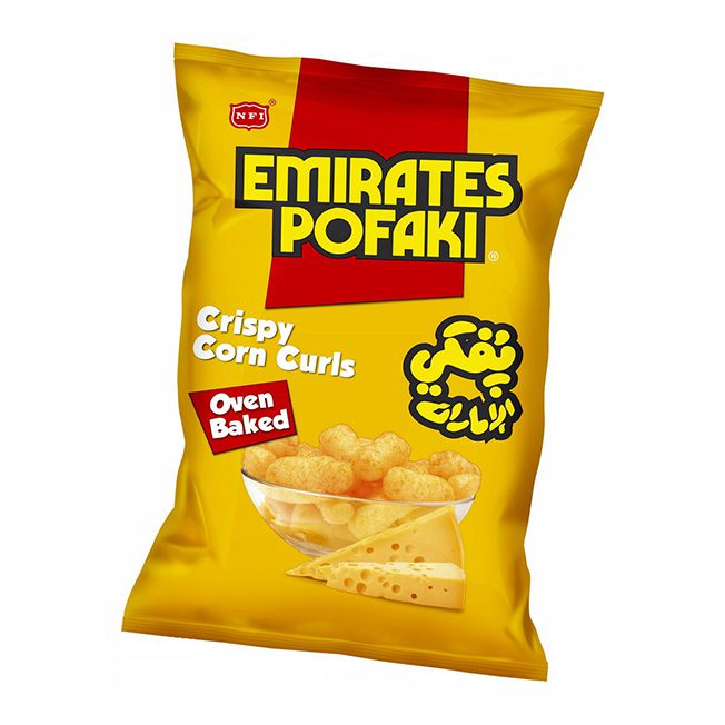 Emirates Pofaki – Cheese Corn Curls – National Food Industries
